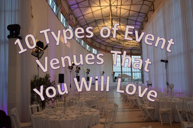 10 Types of Event Venues That You Will Love - Guest Post - Loquiz : Loquiz